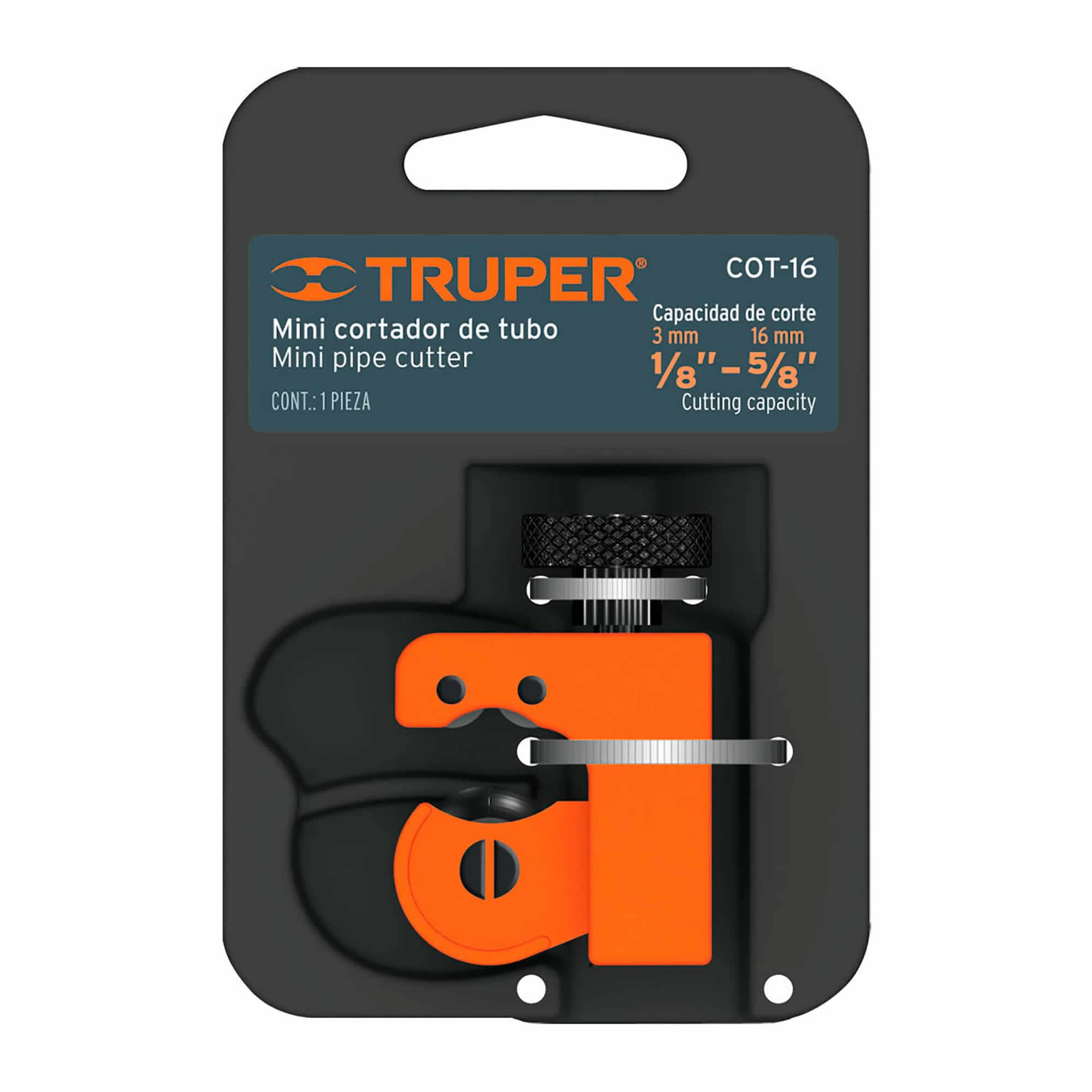 Cortador De Tubo De Cobre Profesional, 1/8″ Hasta 5/8″ Truper (COT-16 ...