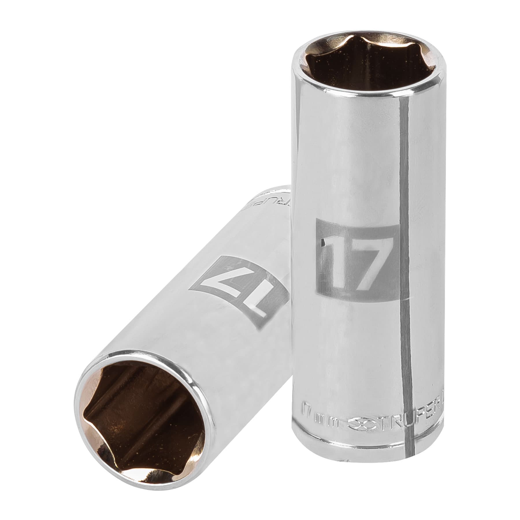 Copa Estándar Larga 17 Mm De 6 Puntas, Cuadrante De 3/8″ Truper (D-5017 ...