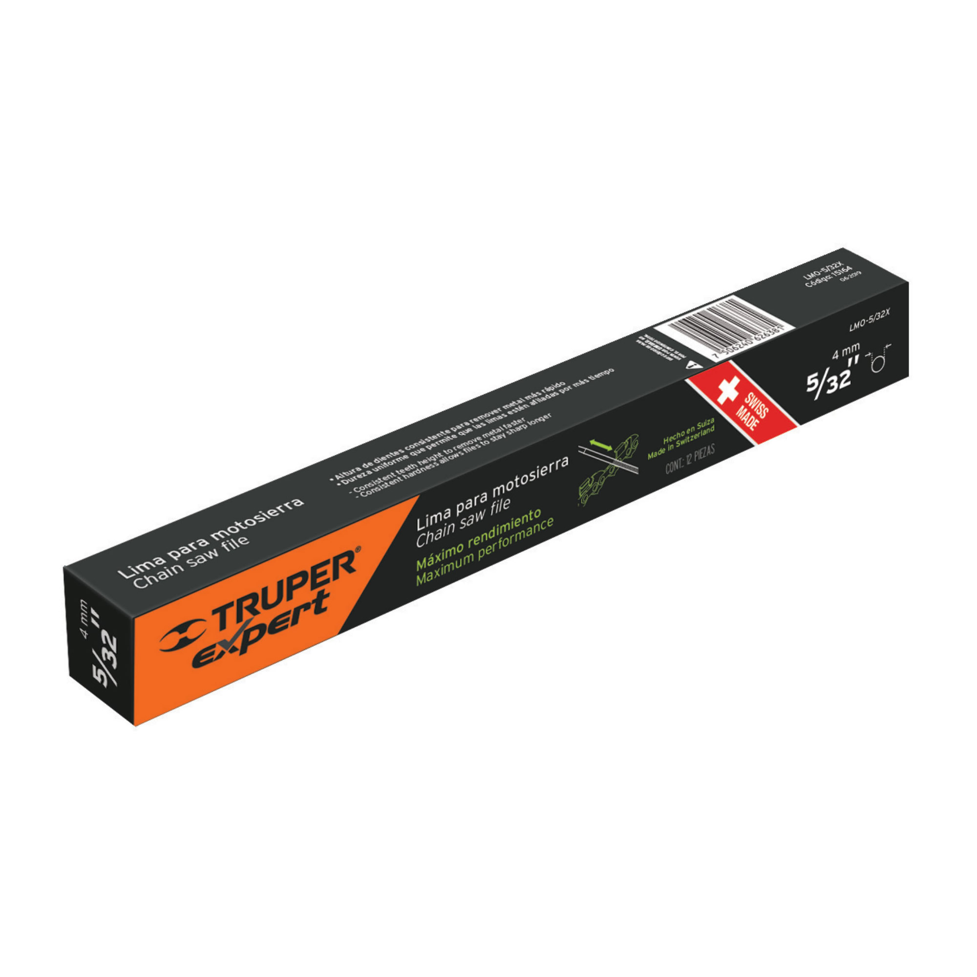 Lima De 20 Cm Para Motosierra, Espesor 4 Mm, Uso Rudo Truper (LMO-5/32X ...