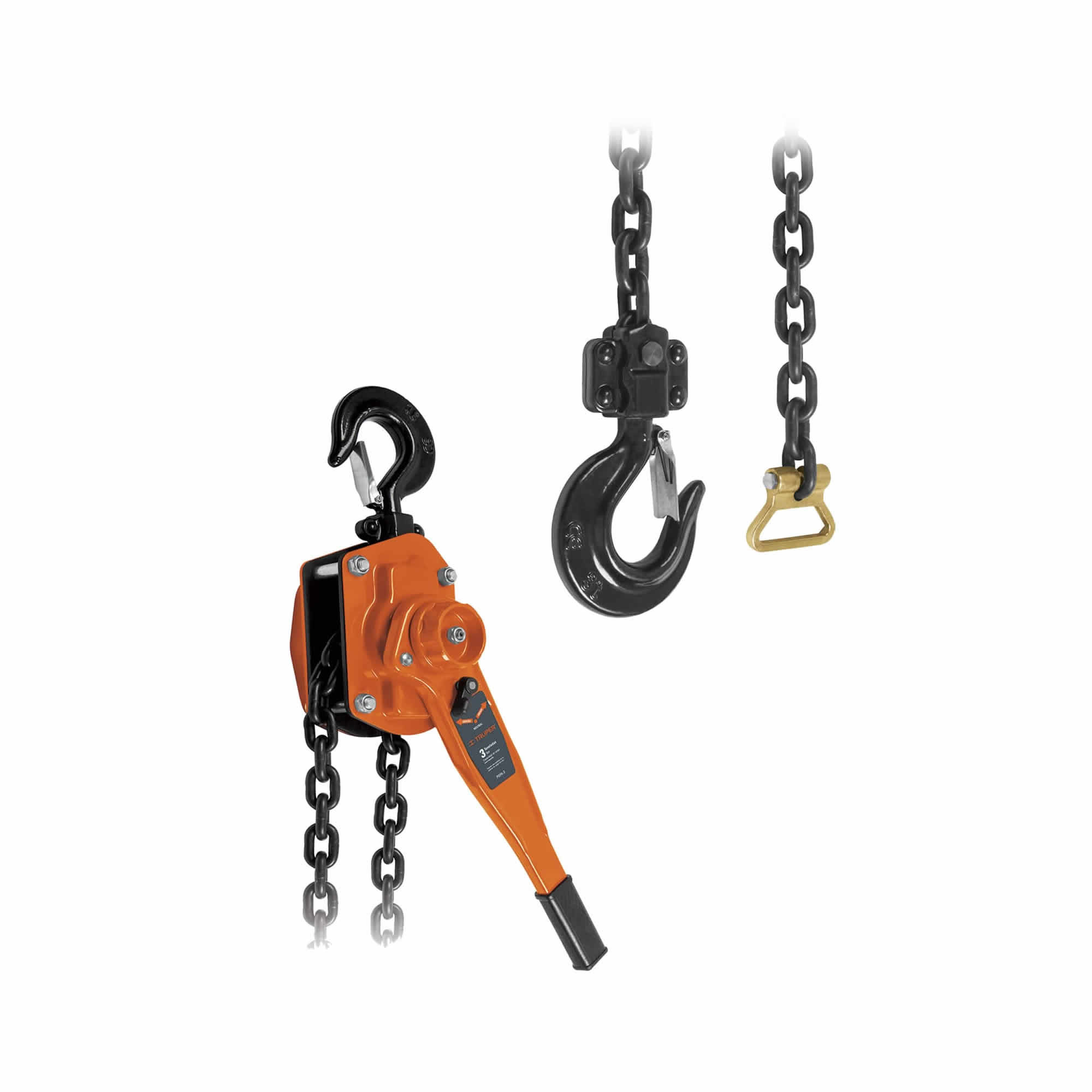 Diferencial De Palanca 3 Toneladas, Levanta 1.50 Metros Truper (POPA-3 ...