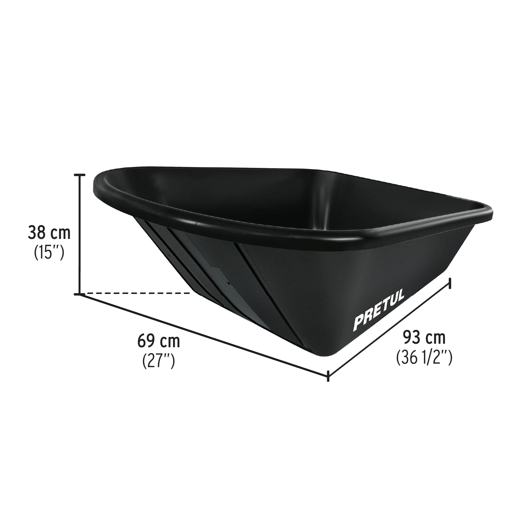 Platón Plástico Para Carretilla Cap-5Pwff Pretul (CO-50P) - ENAVII E ...