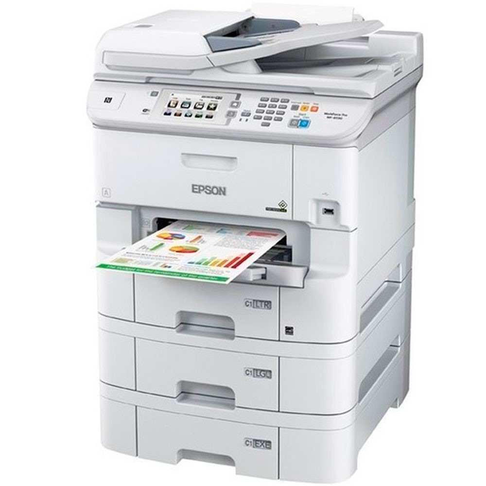 Impresora EPSON Multifuncional Workforce Pro WF 6590 COLOR Blanco ...
