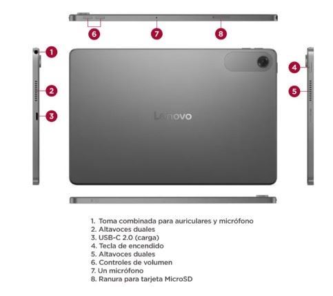 Tablet Lenovo Tab TB311FU Pantalla 10.1 Pulgadas WUXGA Conectividad ...